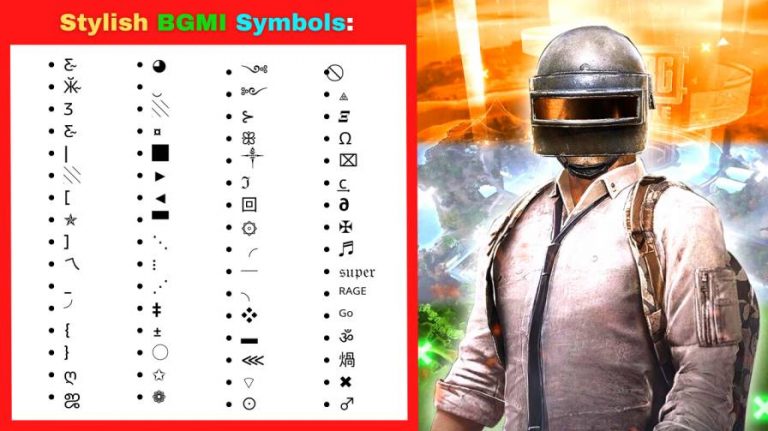 Best Gaming Symbols For Gaming Names (♥, ㋡, ♛, ☂,♬, etc)