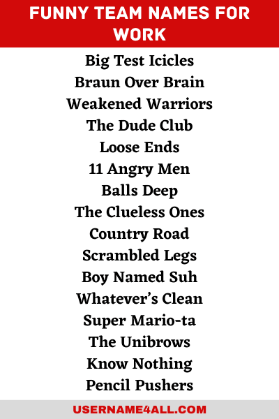 550+ Funny Team Names Ideas For Games, Sports, Business [Group Names Ideas]