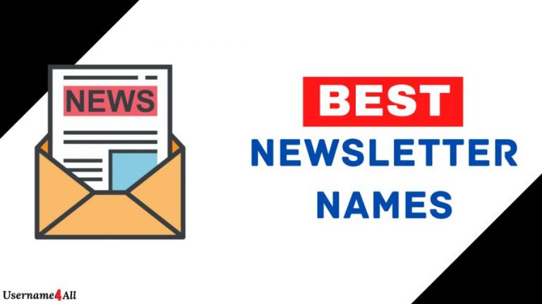 450+ Funny & Creative Newsletter Names To Grab Consumer Attention
