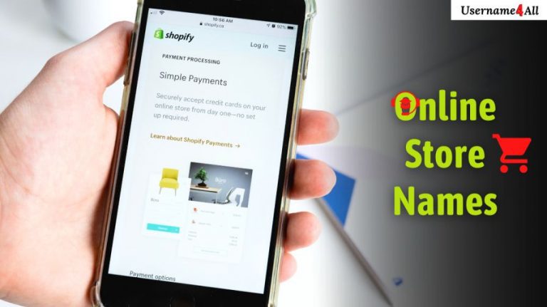 550+ Best, Cool & Funny Online Store Names Ideas (Unused)